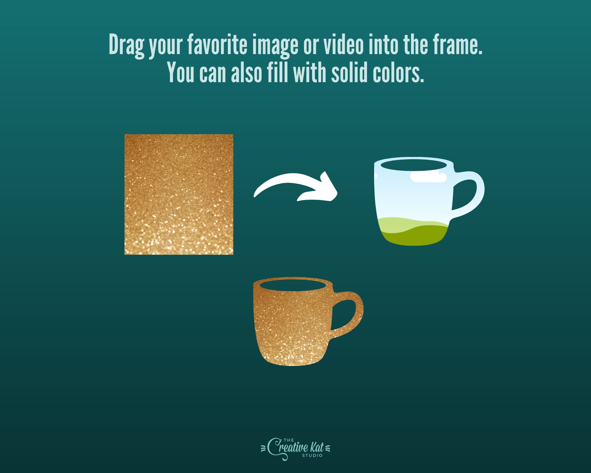 Canva Frames Coffee and Tea Cup Shapes Custom Frames for Canva 30 Canva ...