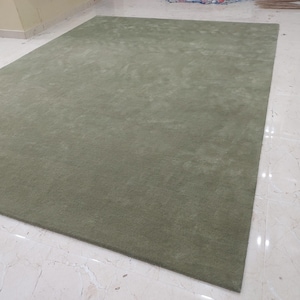 Handmade Solid Ivory Designer Area Rug,white Handtufted Rug for Living ...