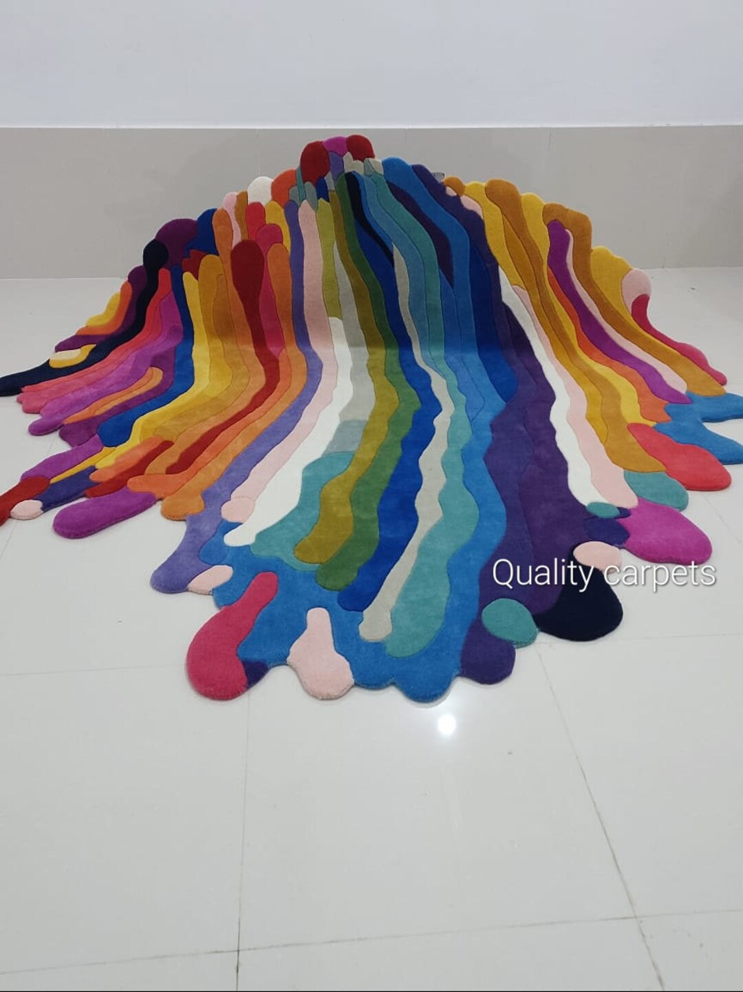 Minimalist Premium 10x10 Vibrant Colorful Modern Abstract Irregular ...