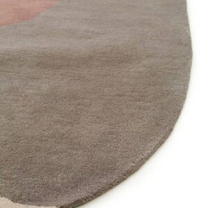 Handmade Designer Area Rug Oval Rug for Living Room Bedroom , Modern ...