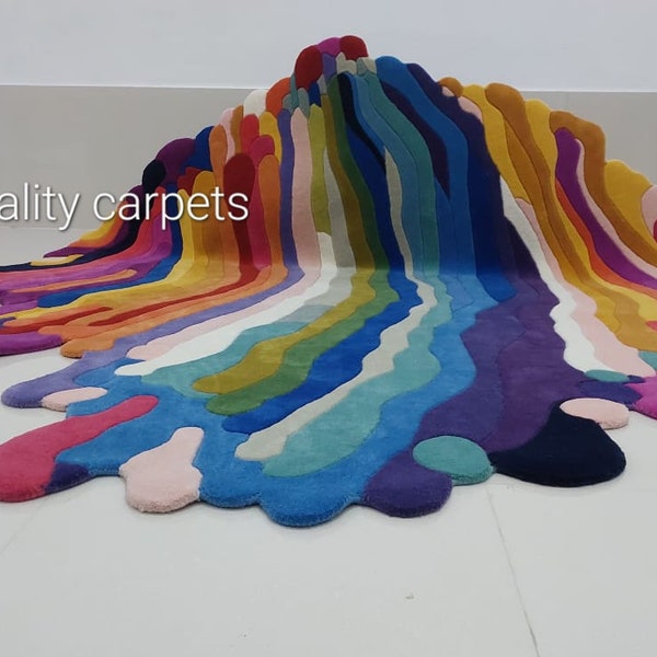 Modern Abstract Rug - Etsy