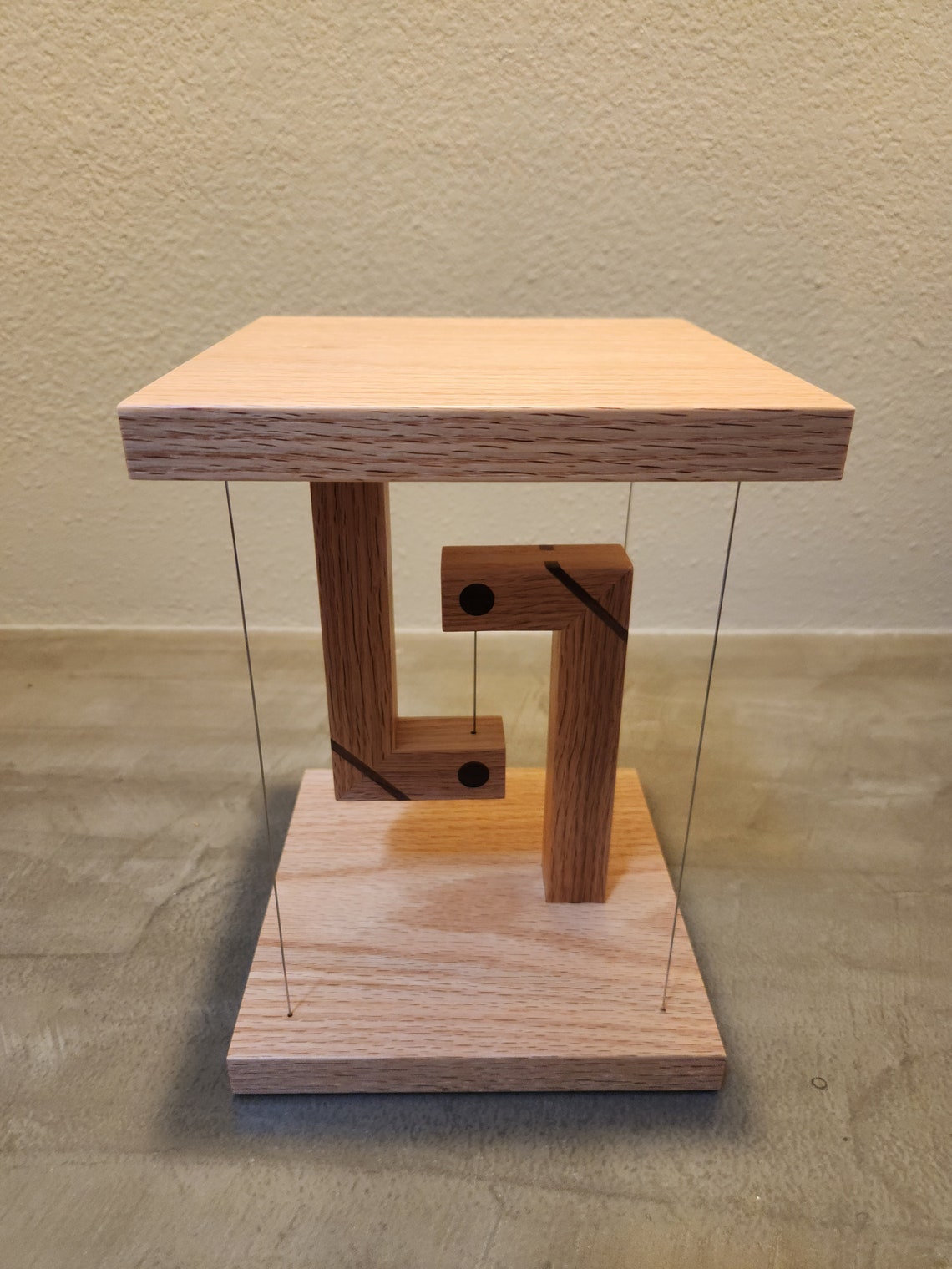 Tensegrity Hand-crafted Hardwood Stand / "impossible" / "the Float ...
