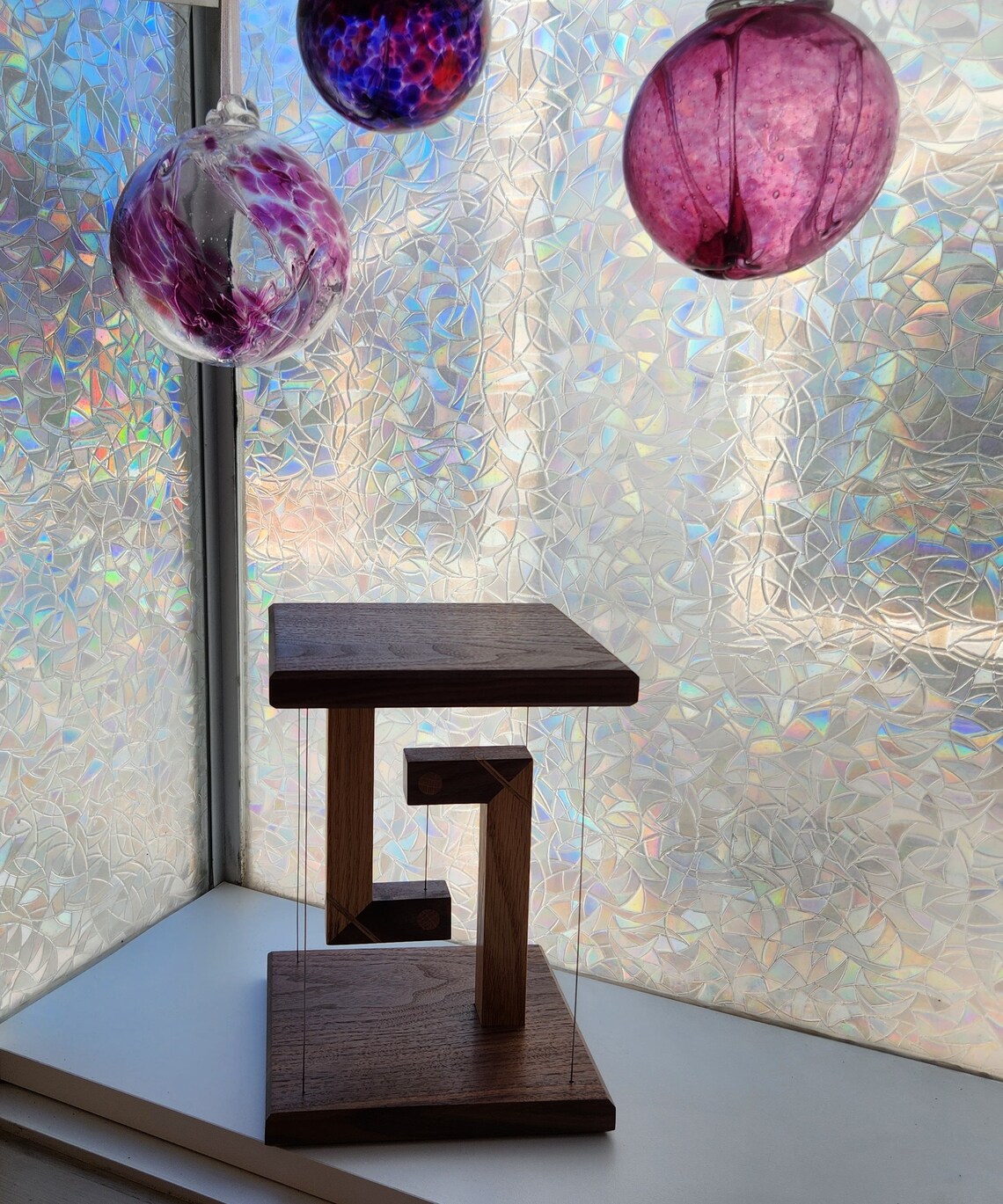 Tensegrity Hand-crafted Hardwood Stand / "impossible" / "the Float ...