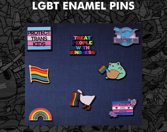Inexpensive Transgender Flag Heart Pins Trans Pride Pins for - Etsy