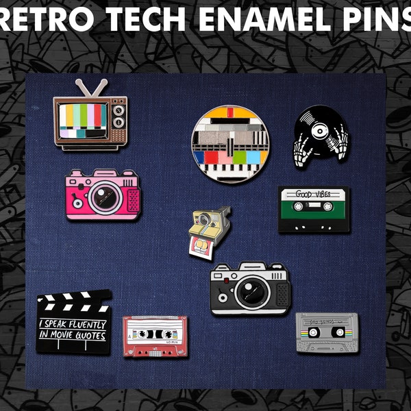 Technology Enamel Pins - Etsy