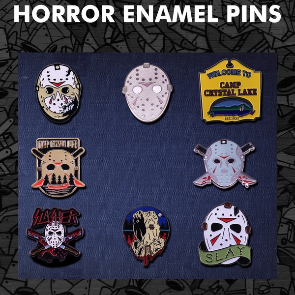 Horror Pins - Etsy
