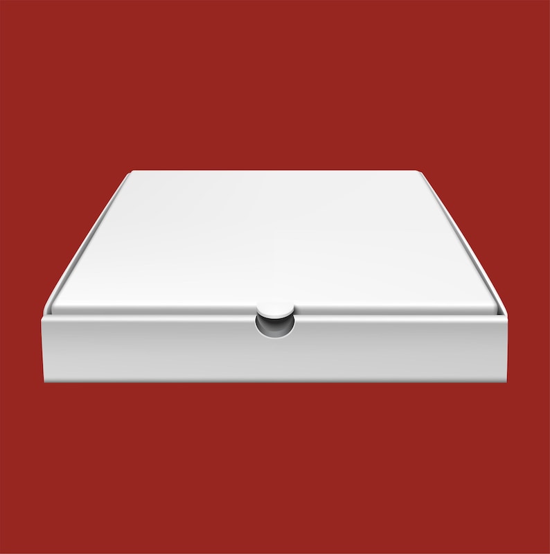Pizza Box Dieline Template: Professional Packaging Design (PDF, SVG ...