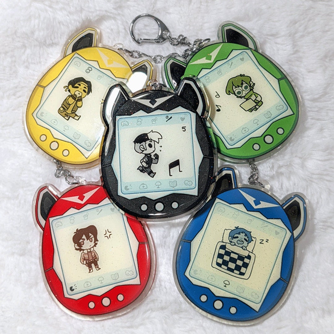 Voltron Inspired Virtual Pet Keychains - Etsy