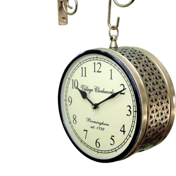 Double Sided Clock - Etsy