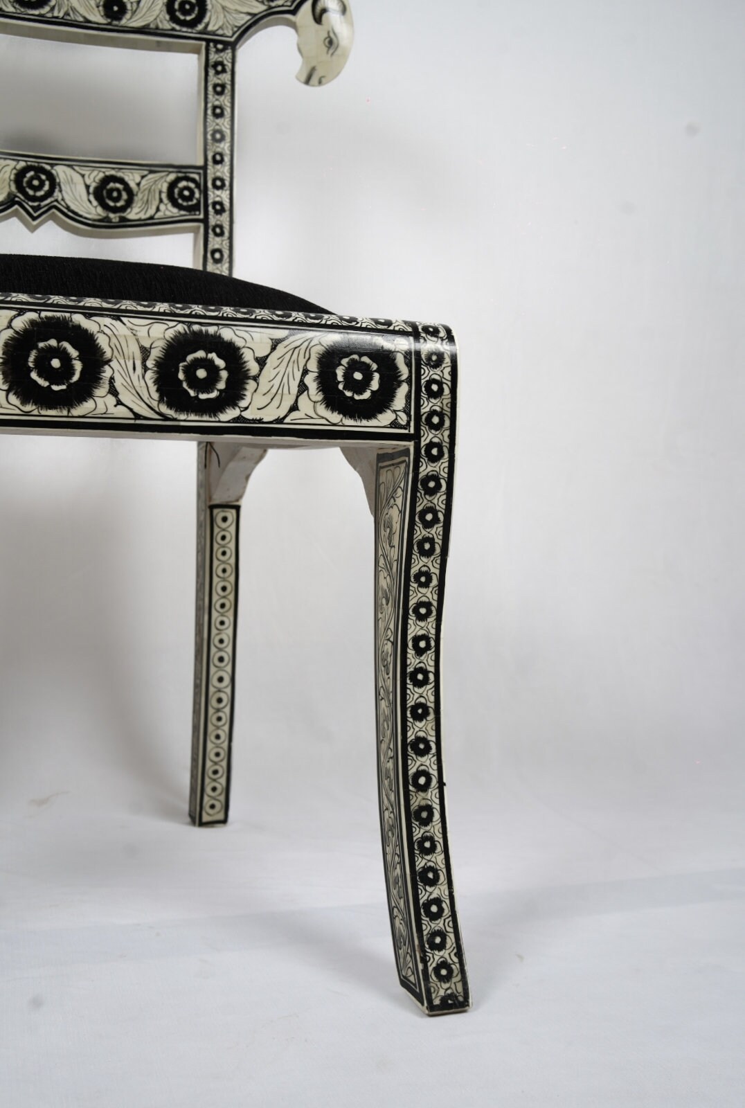 Unique Bone Inlay Chair Artistry and Comfort in One Make a Statement in ...