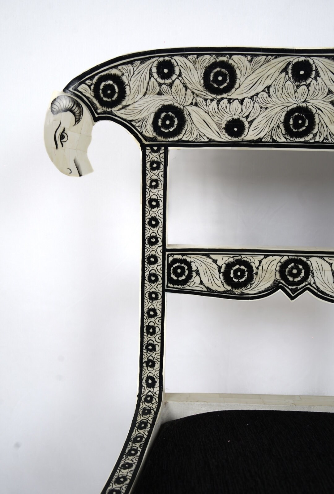 Unique Bone Inlay Chair Artistry and Comfort in One Make a Statement in ...