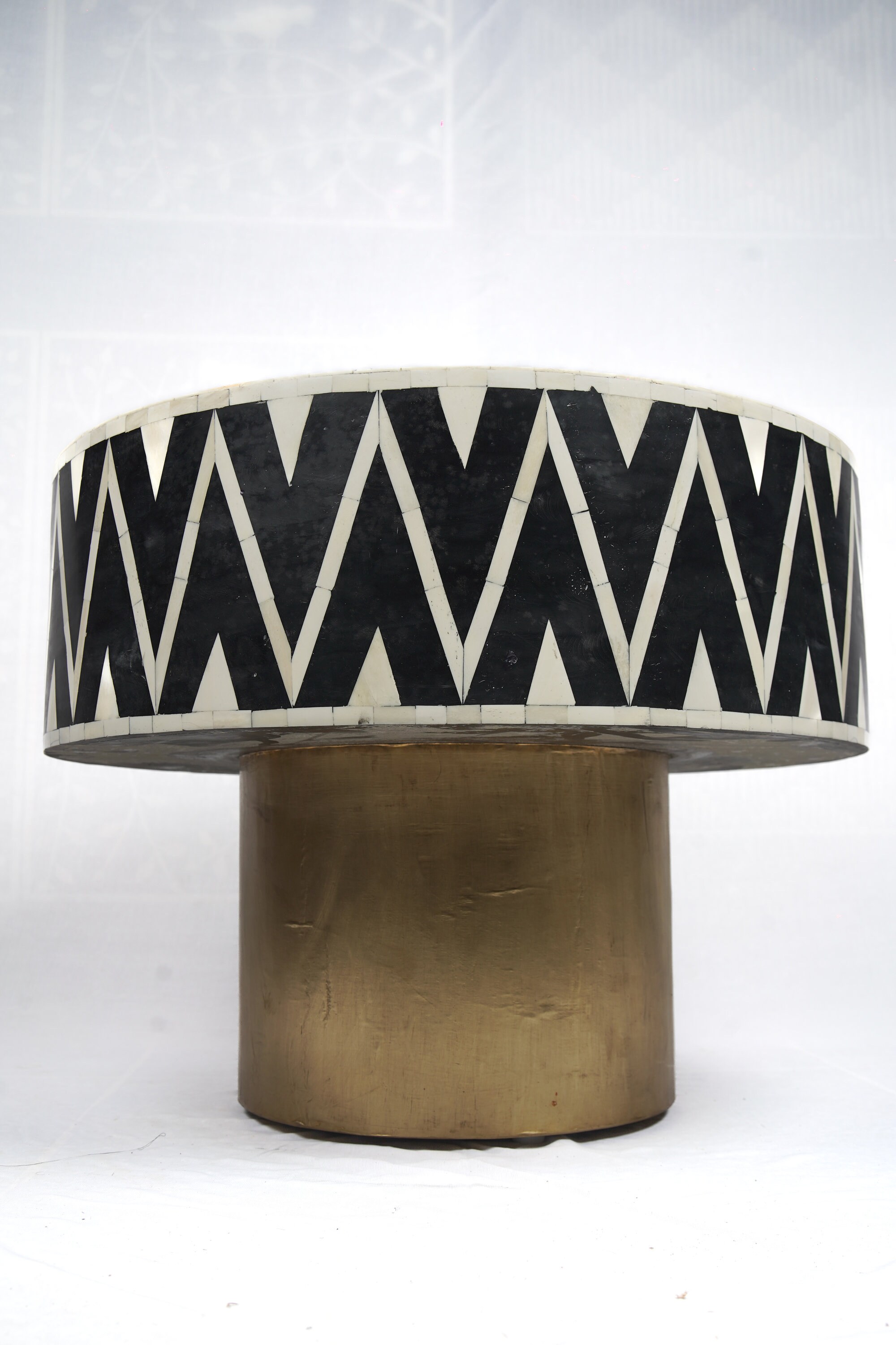 Handmade Targua Bone Inlay Coffee Table, Camel Bone Inlay Table, Bone ...