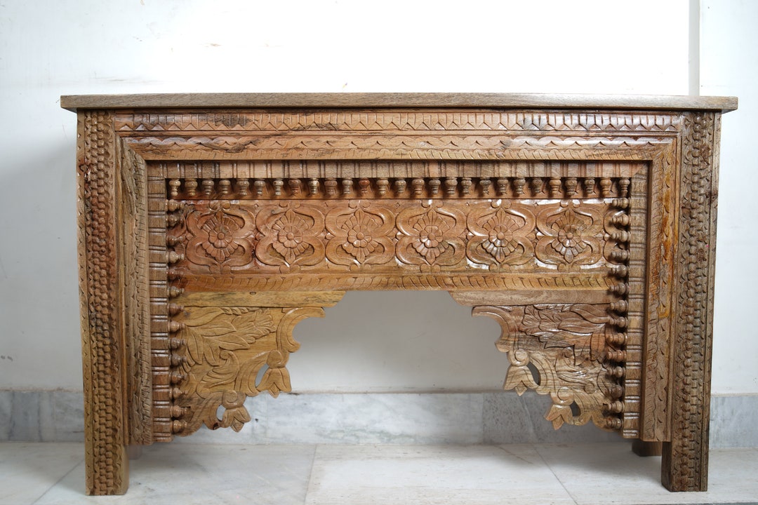 Handcrafted Wooden Console Table ,rustic Entryway Furniture, Farmhouse ...