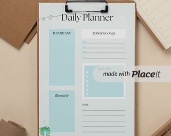 Digital Daily Planner, Daily Planner, Goodnotes Planner, PREMIUM Daily ...