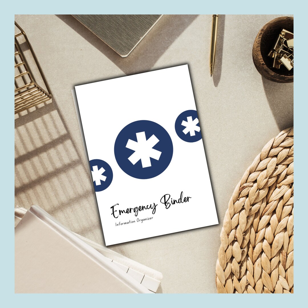 Emergency Binder Family in Case of Emergency Printable Organizer What ...