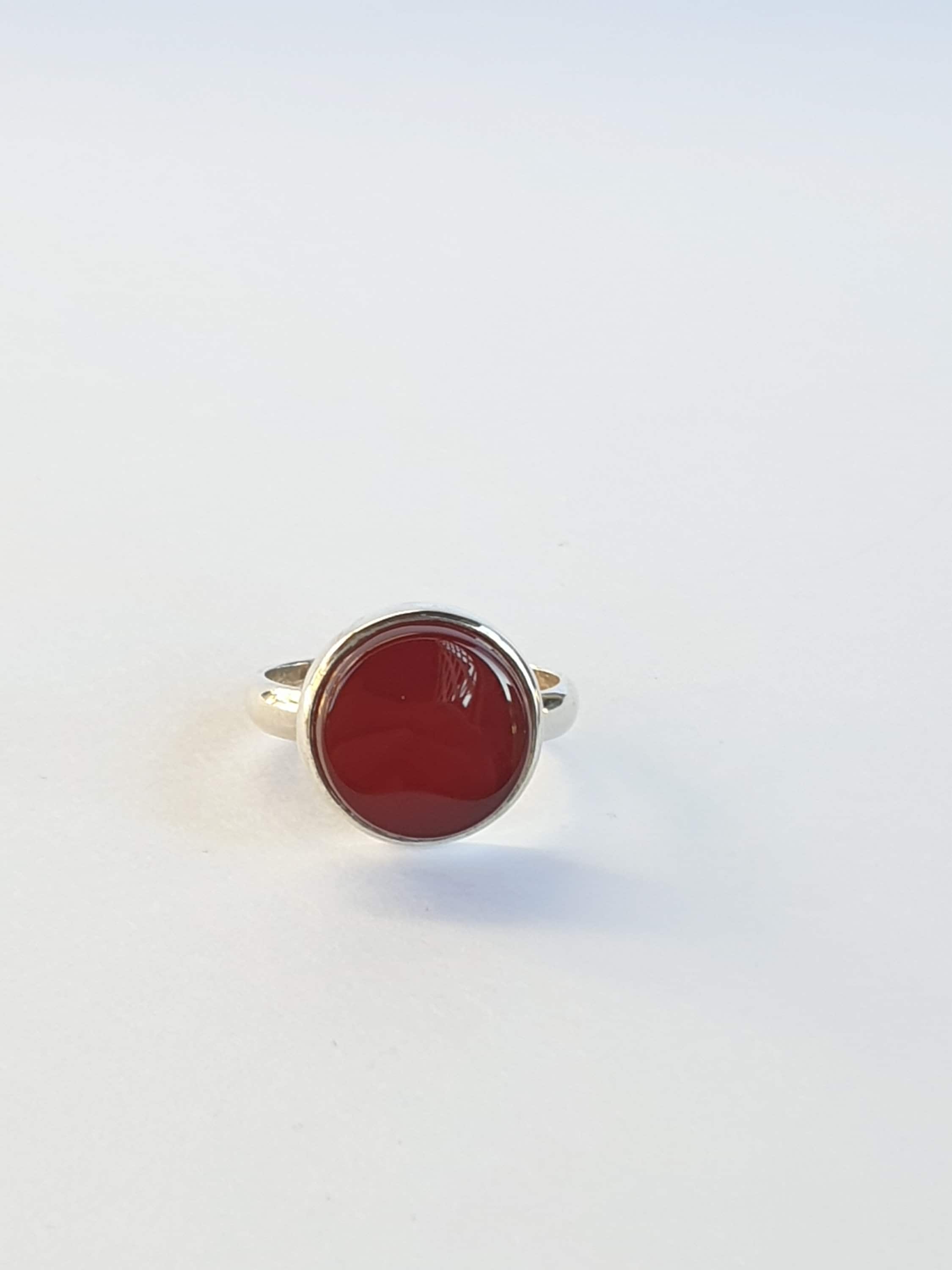 Agate Ring. Natural Agate. Agate Ring in Silver. Agate Gemstone Ring ...