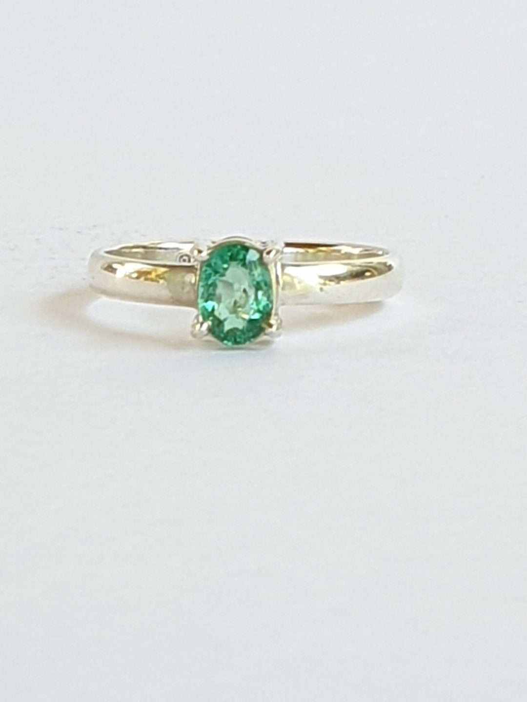 Natural Emerald Ring, Women Emerald Ring, Emerald Ring for Women ...