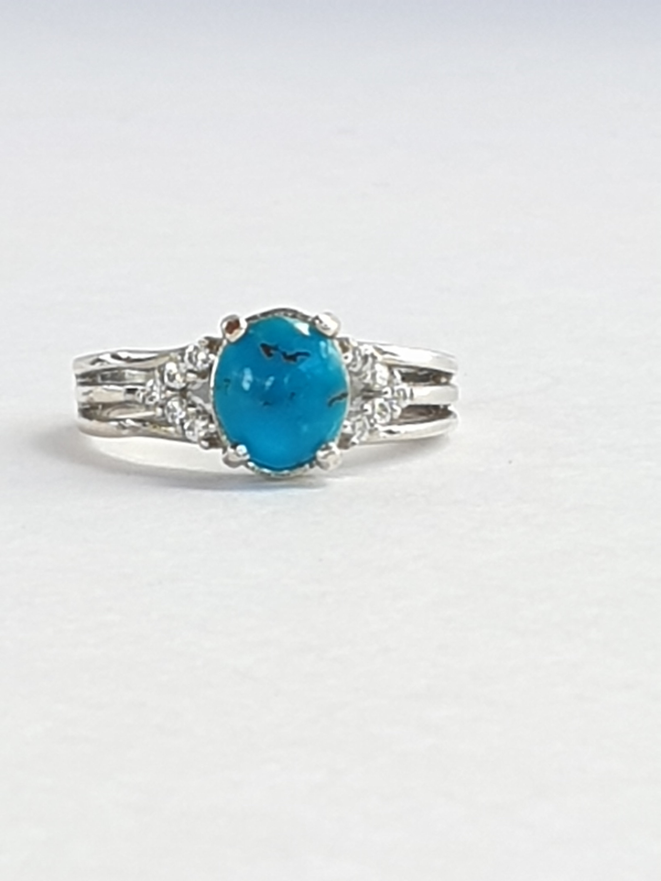 Turquoise Ring for Women, Natural Turquoise, Blue Stone, Women Ring ...