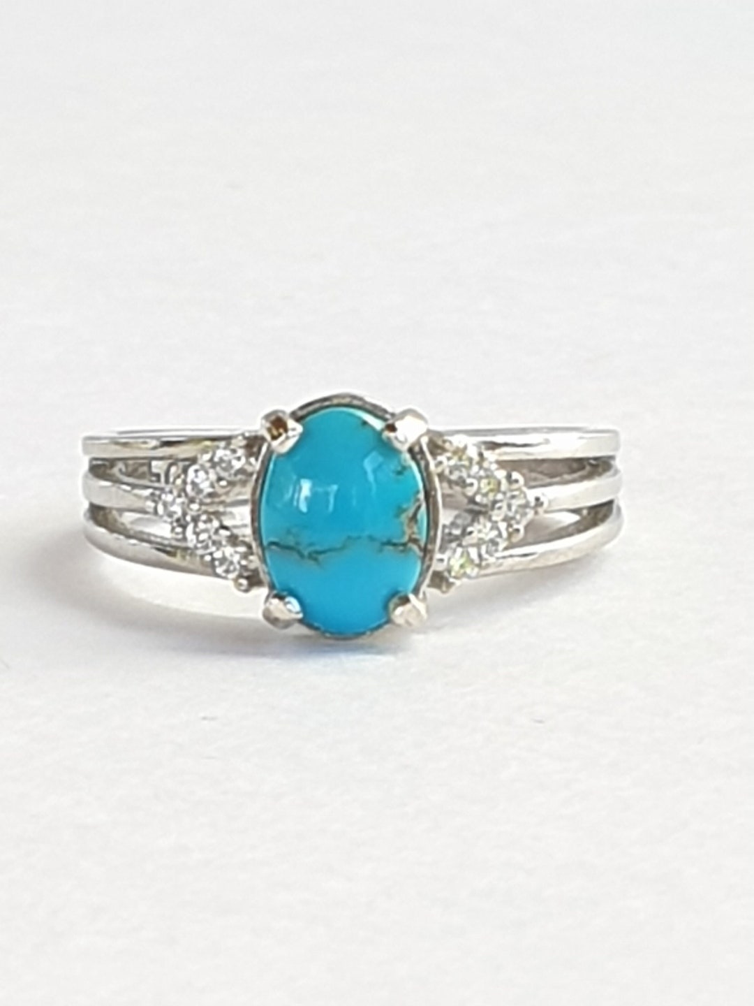 Turquoise Ring, Women Ring, Natural Turquoise, Vintage Stone, Vintage ...