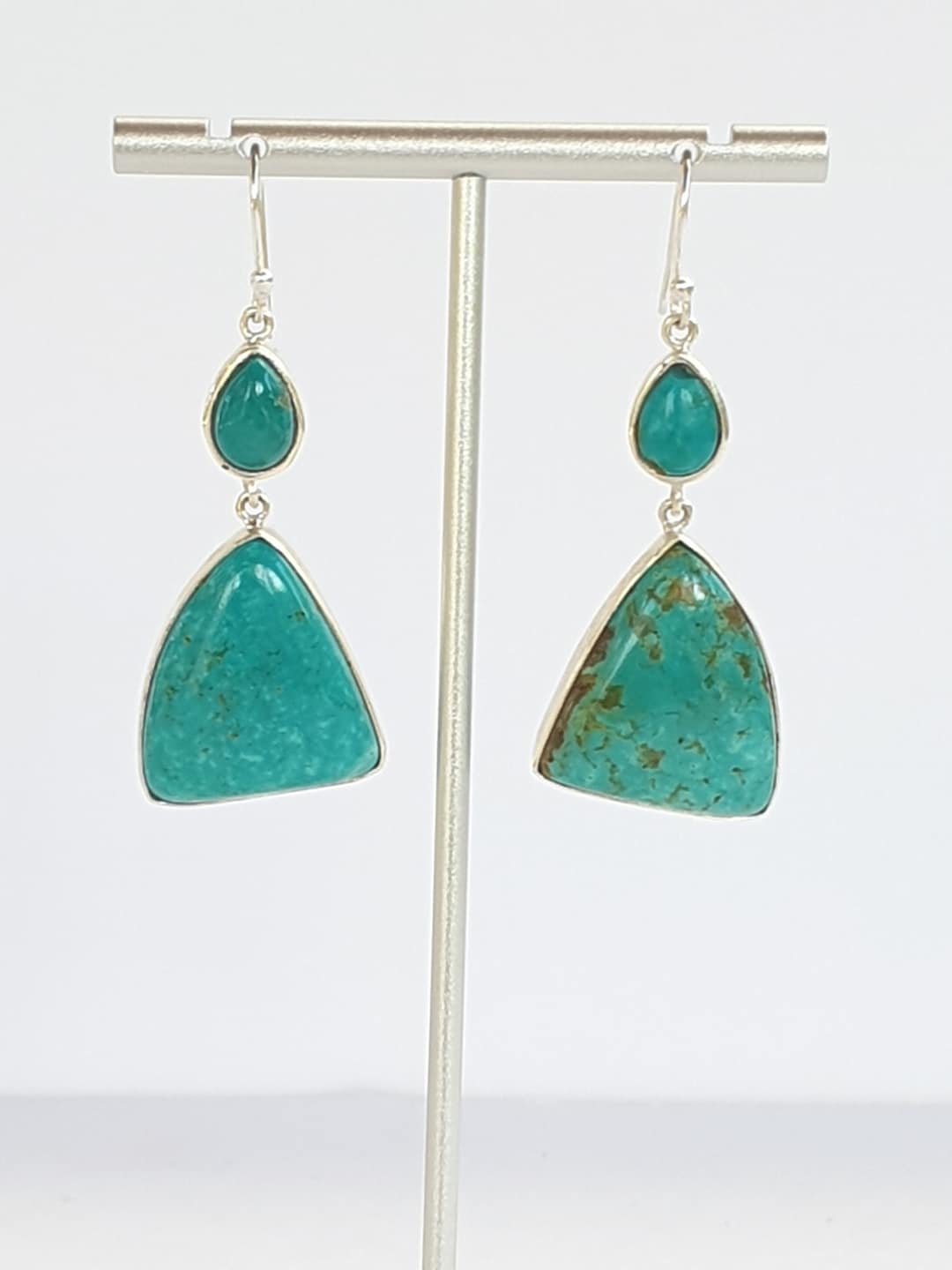 Turquoise Earrings. Turquoise Drop Earrings, Turquoise Dangle Earrings ...