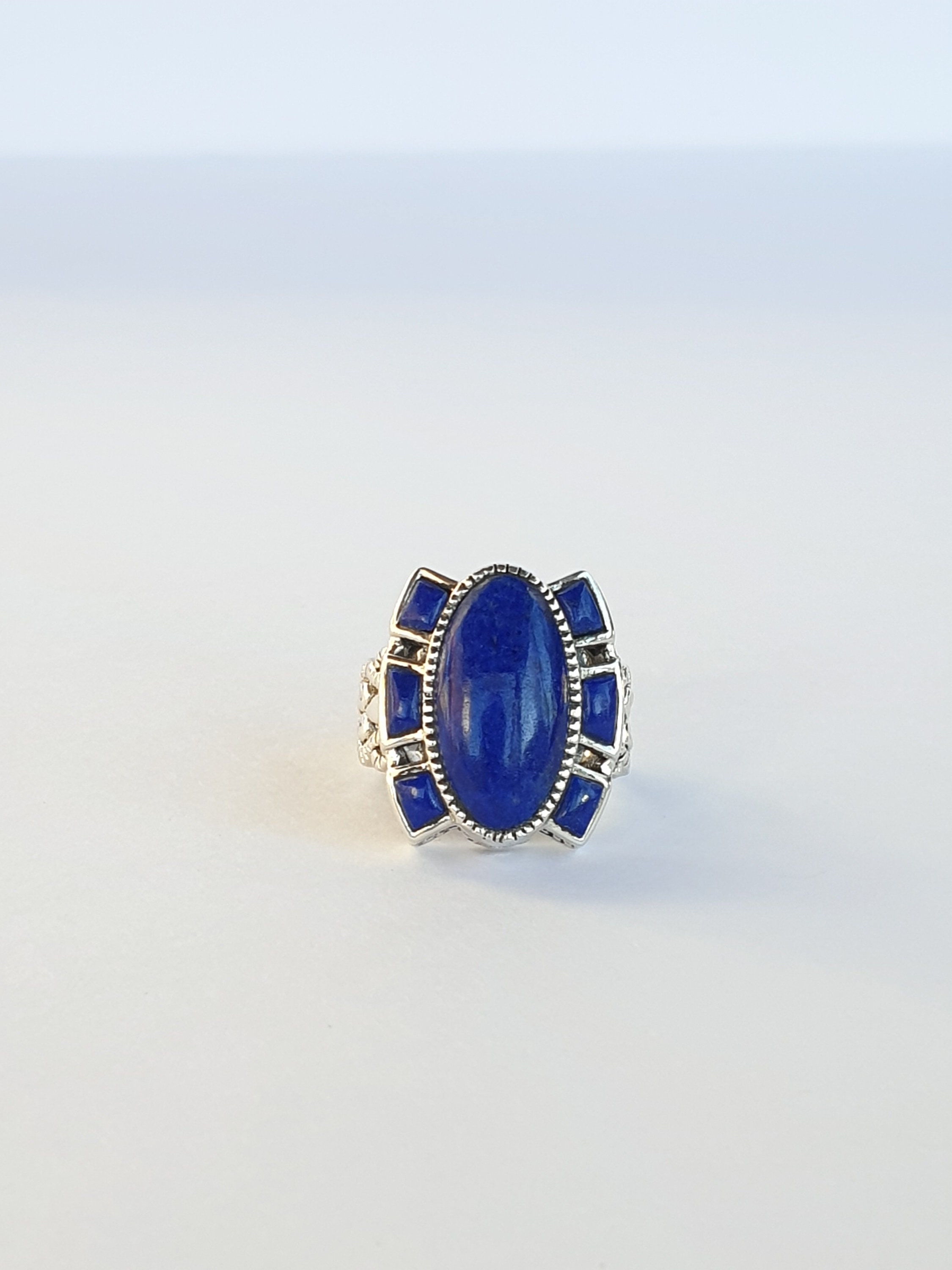 Lapis Lazuli Ring. Lapis Ring. Afghan Lapis. Lapis Jewelry. AAA Quality ...