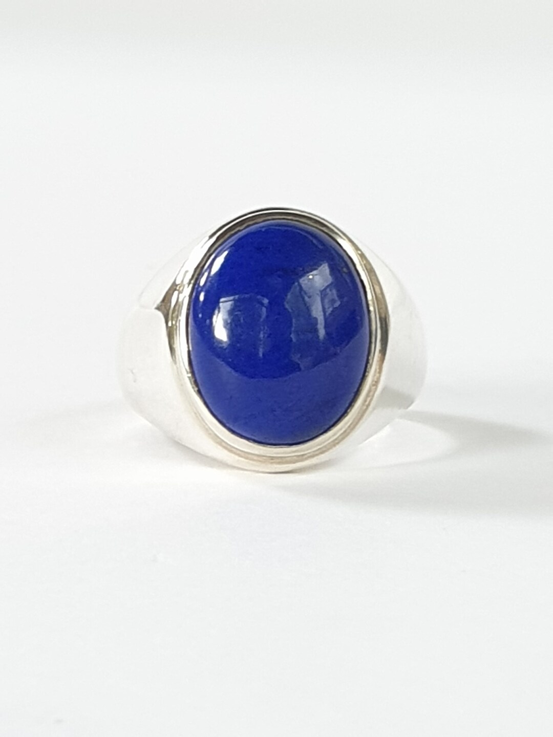 Man Lapis Ring, Natural Lapis, Blue Lapis, Dark Blue Lapis, Men Lapis Ring, Statement Ring ...