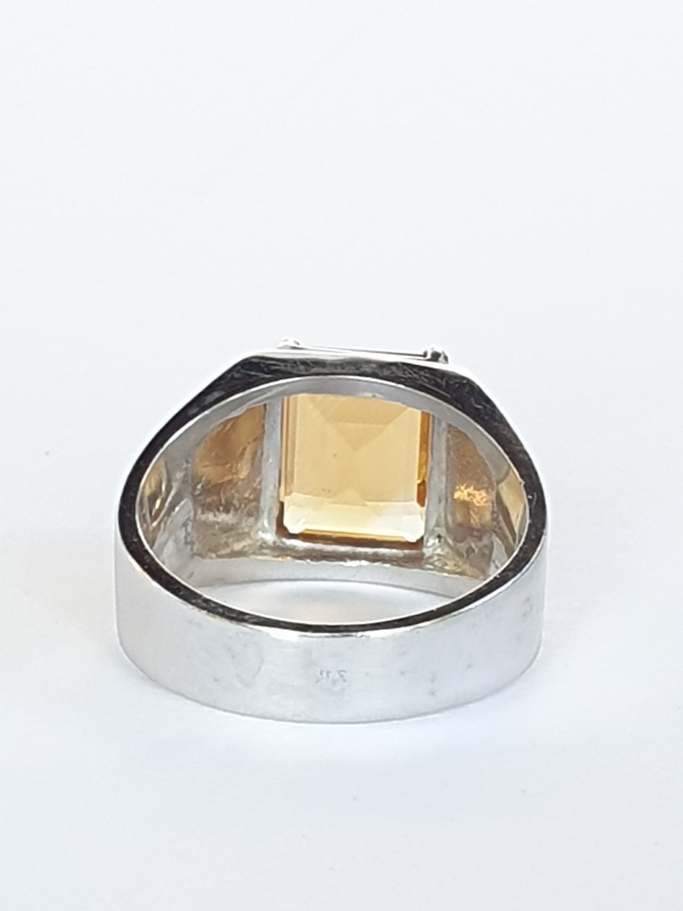Natural Citrine Man Ring, Men Citrine Ring, Man Citrine Ring, Yellow ...