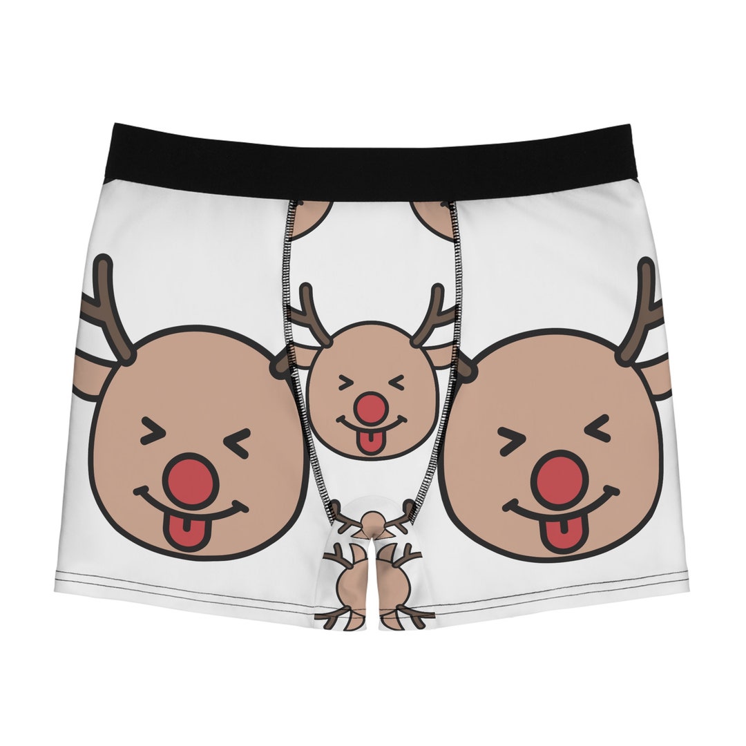 Men's Reindeer Christmas Boxer Briefs - Etsy