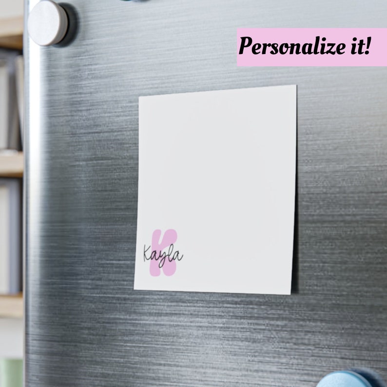 Custom Name Post-it® Notes, Personality Stationery Gift, Cute Bestie ...