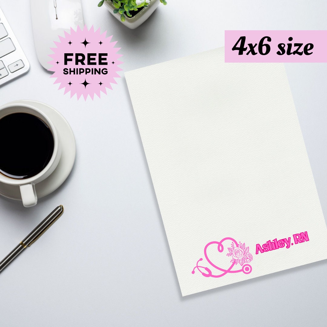 Custom Nurse Post-it® Notes, Personalized Stationery Gifts, Nursing ...