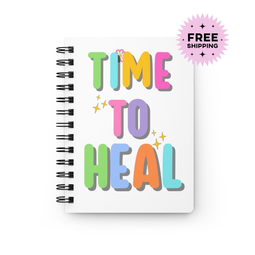 Time to Heal Notebook, Personalized Healing Journal, Gifts for Grieving ...