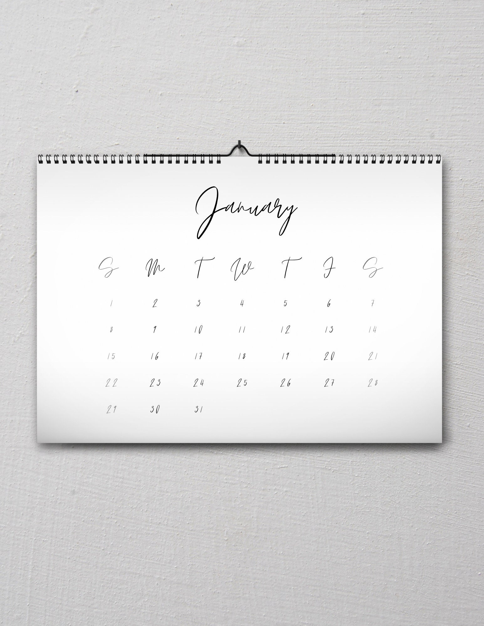 2023 Calendar Printable Sticker Calendrier 2023 2023 Wall - Etsy