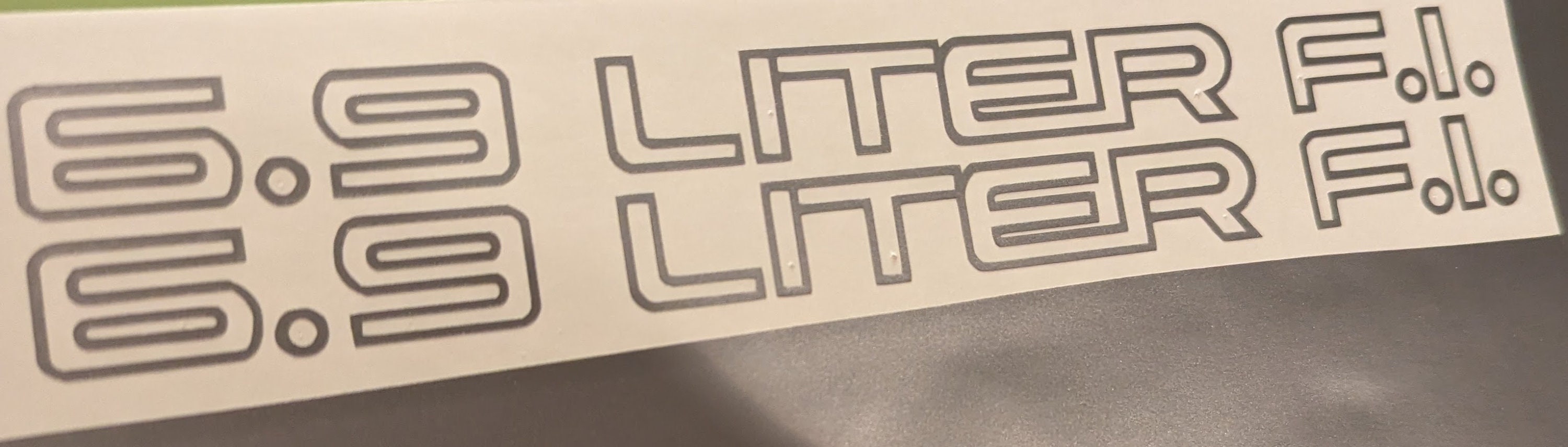 Hood Scoop Engine Size Decals for Firebird, Trans Am pair - Etsy