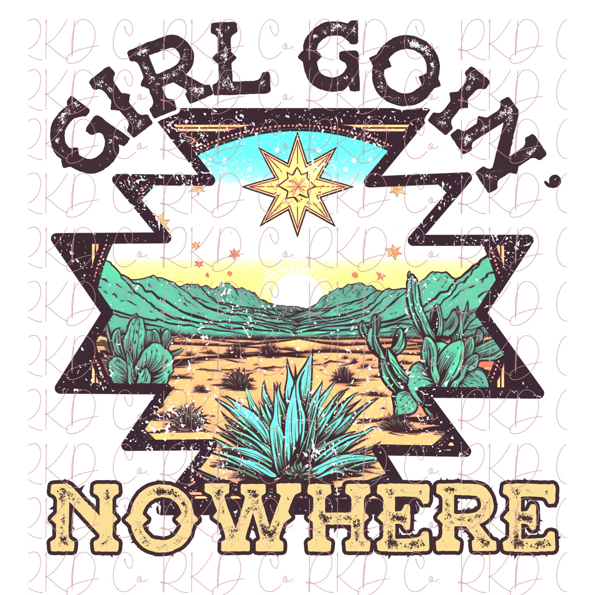 Girl Goin' Nowhere PNG Country Girl PNG Western Desert - Etsy