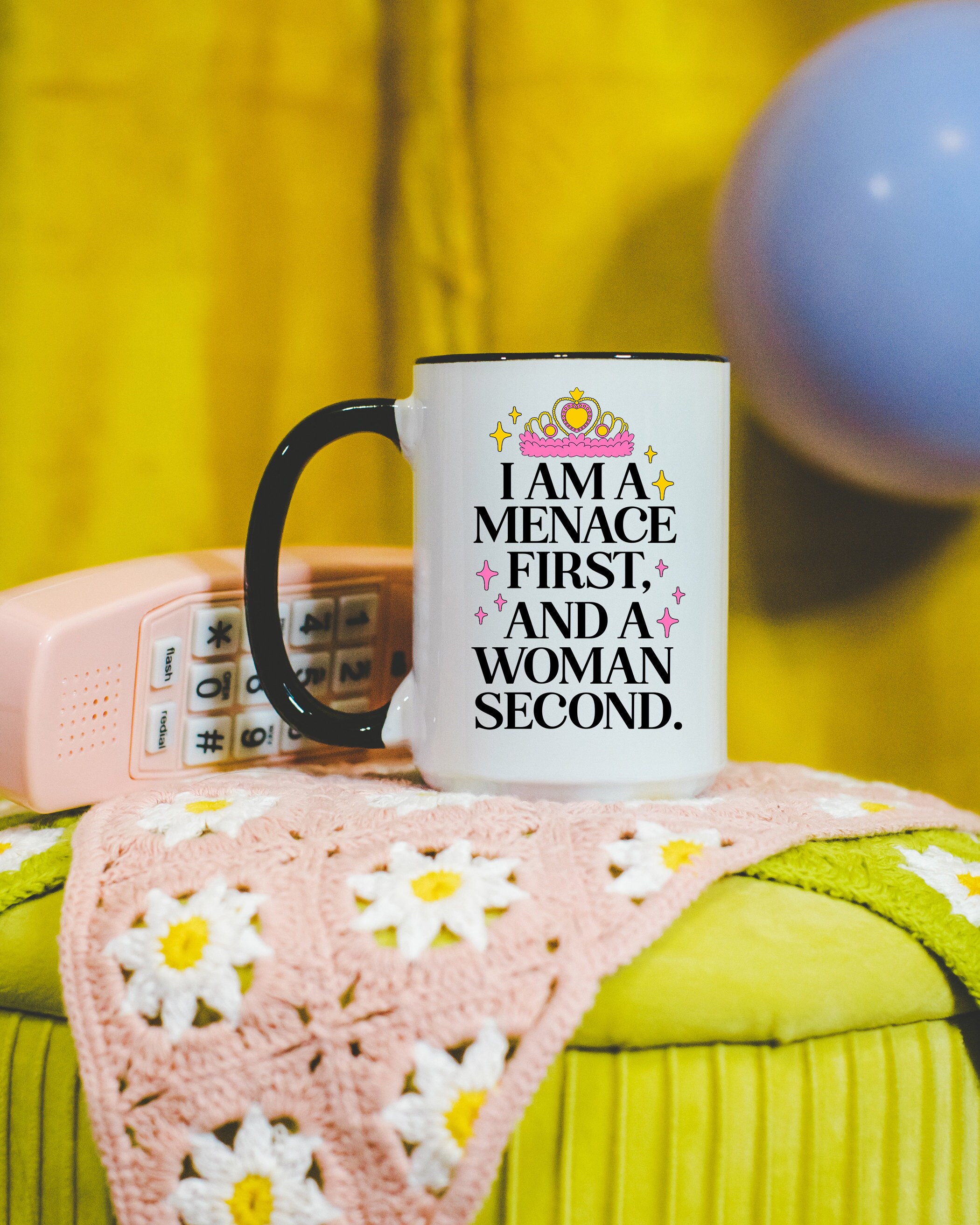 Coffee Mug Menace First Woman Second Mug Feminist Gifts Feminist Funny ...