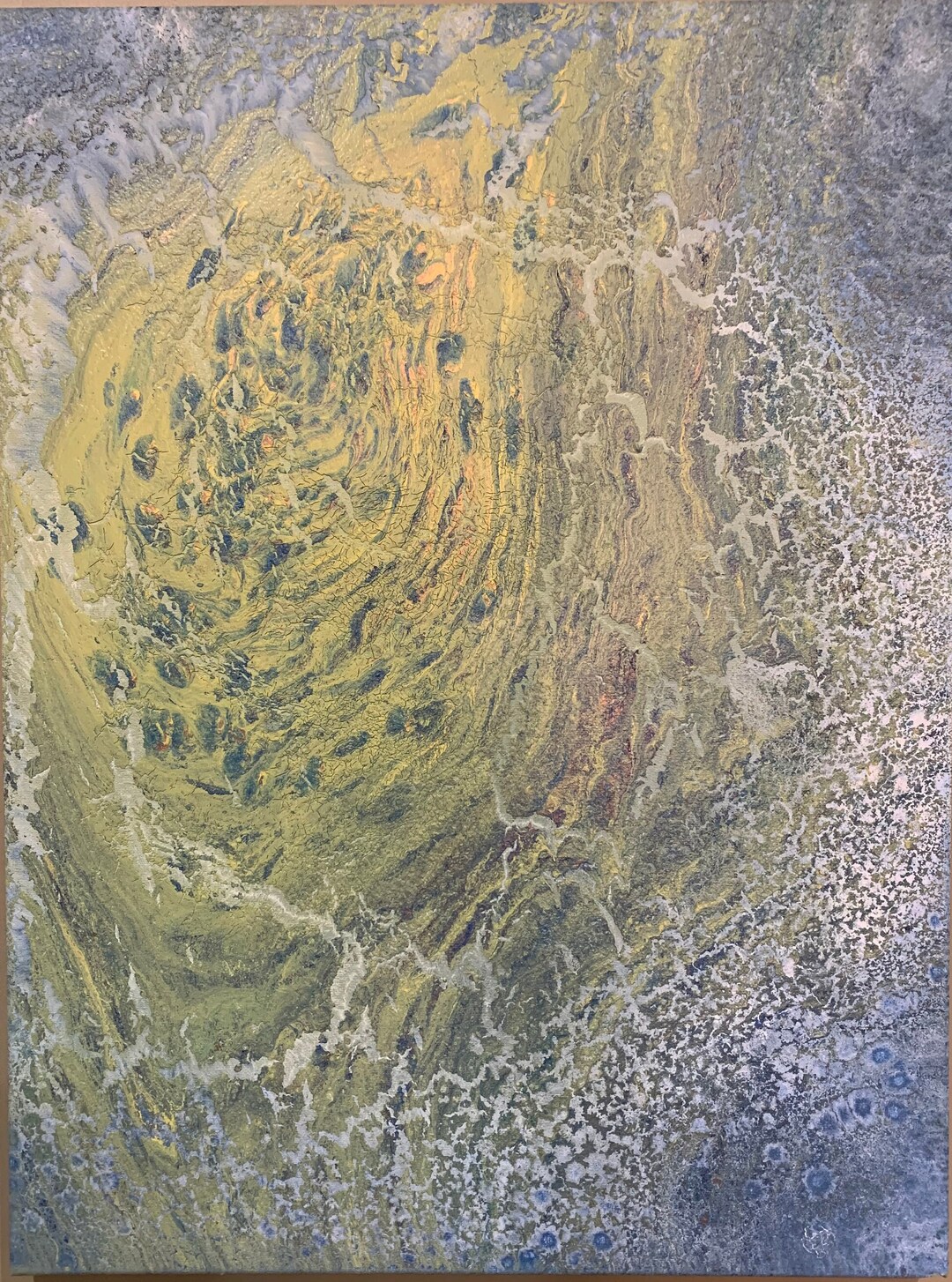 Alien - Acrylic Pour Painting - Etsy
