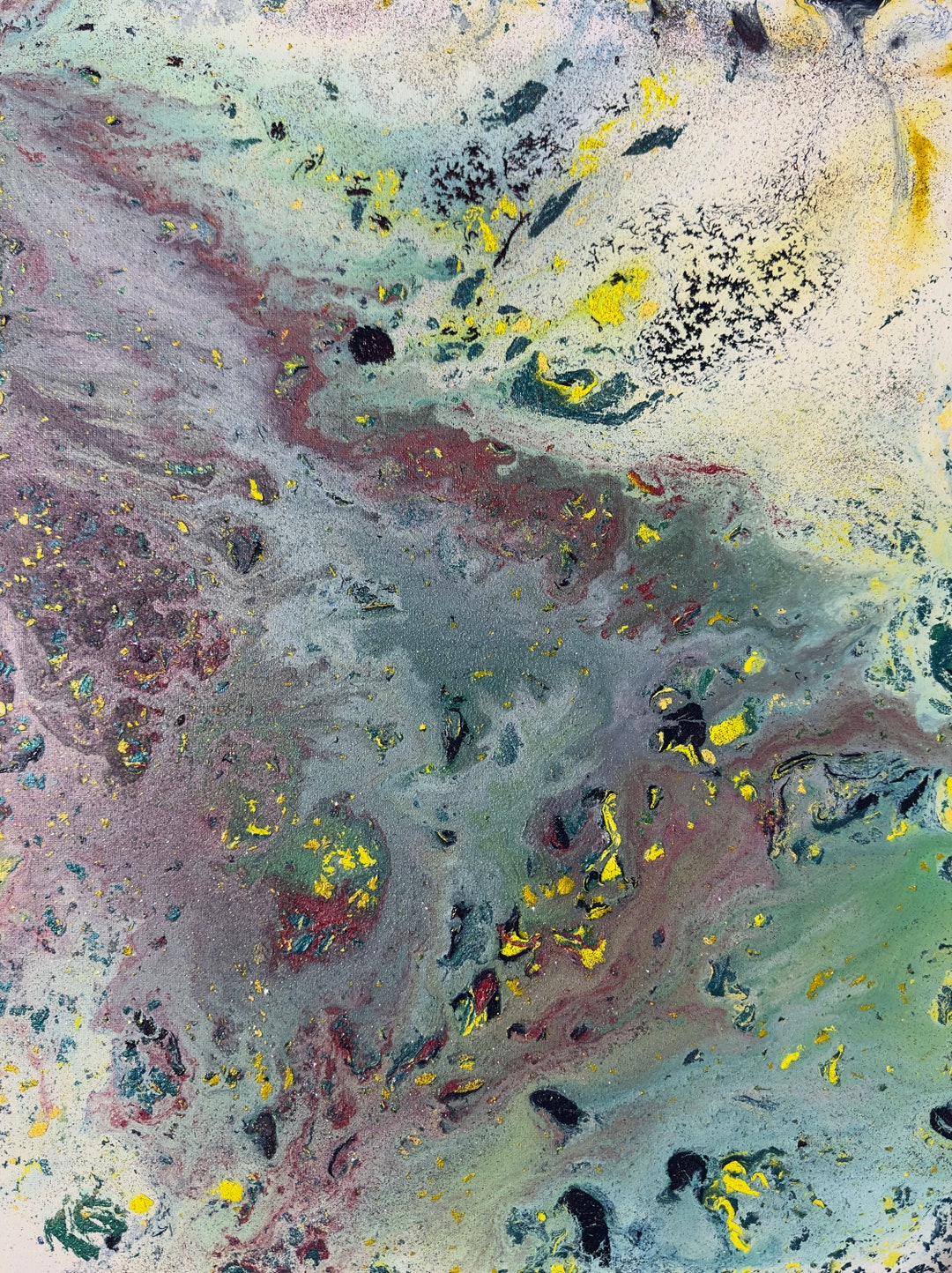 Afloat - Acrylic Pour Painting - Etsy