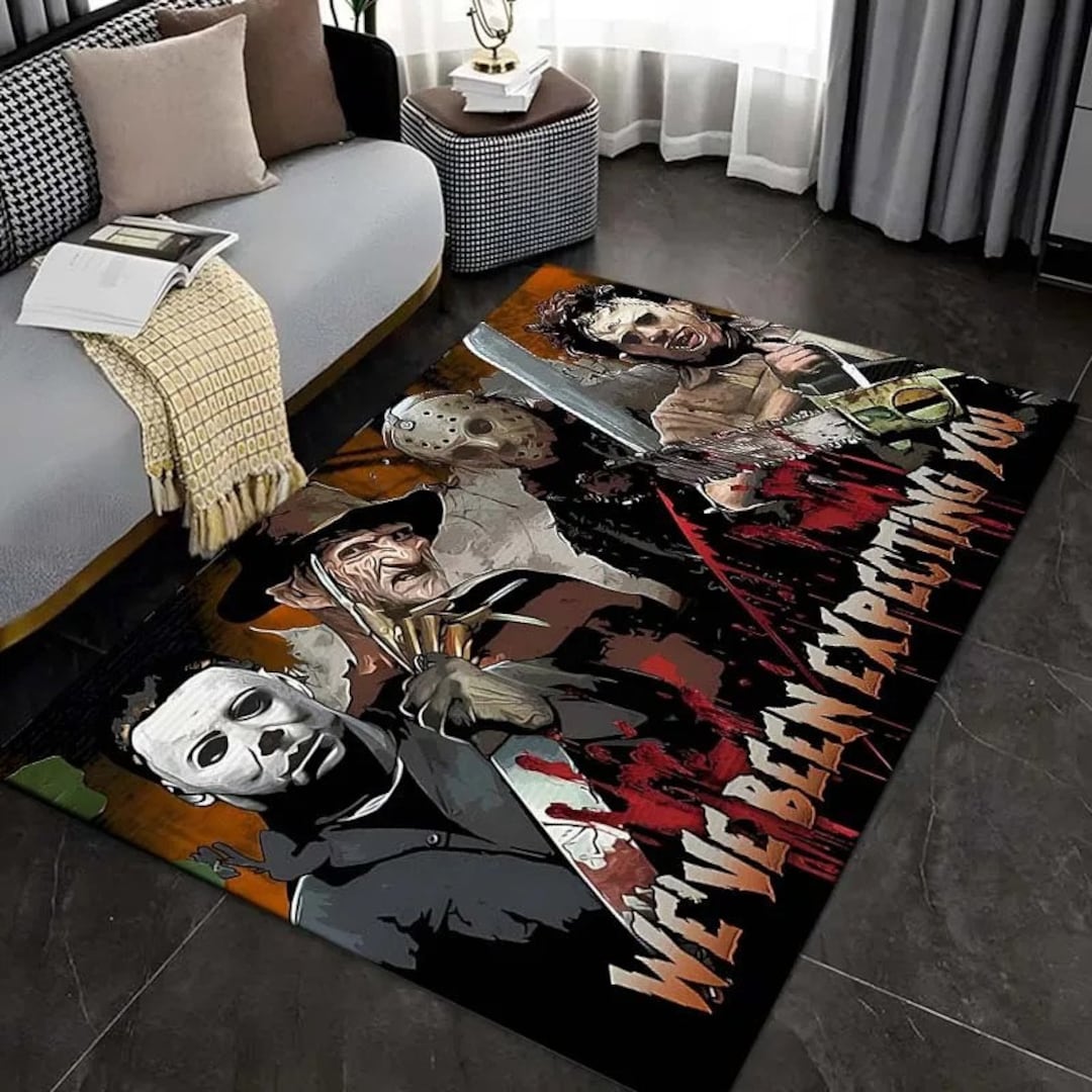 Scary Movie Horror Slashers Carpet Floor Rug Mat for Living Room ...