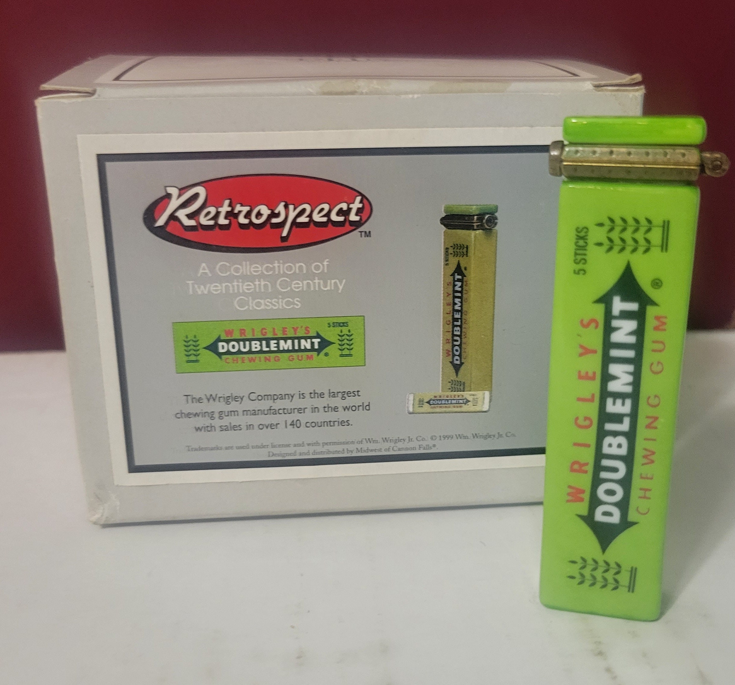 Doublemint Gum Porcelain Hinged Box Wrigleys PHB Collection - Etsy