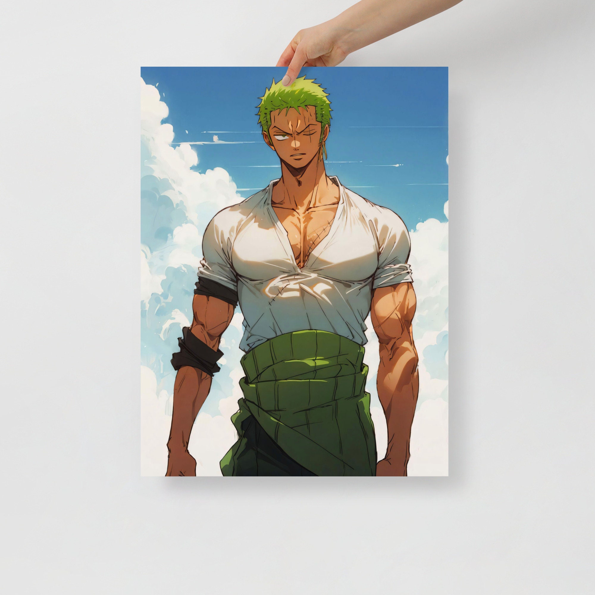 Zoro From One Piece Poster Roronoa Zoro Wallart Poster Print - Etsy Canada