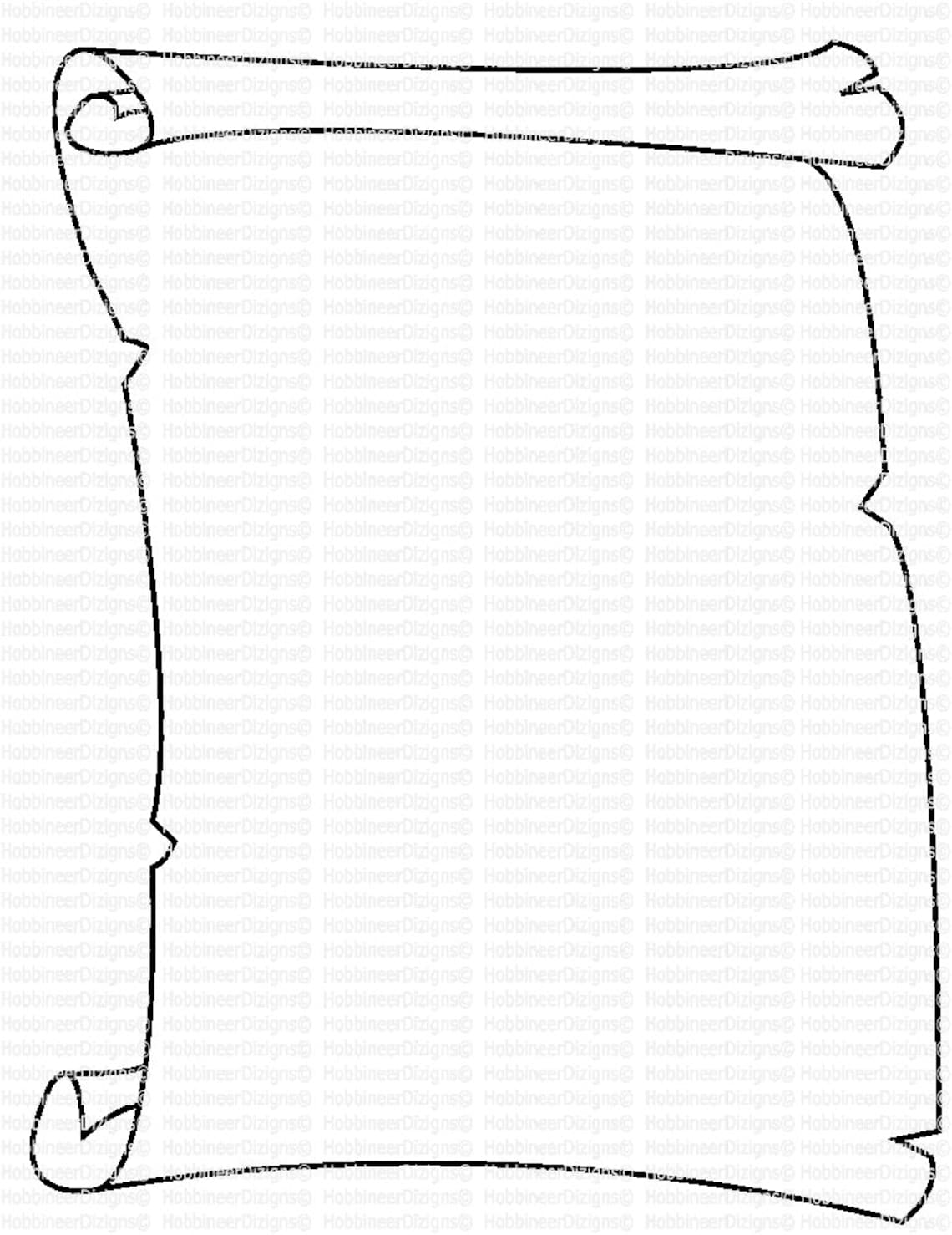 Scroll SVG Cut File - Etsy