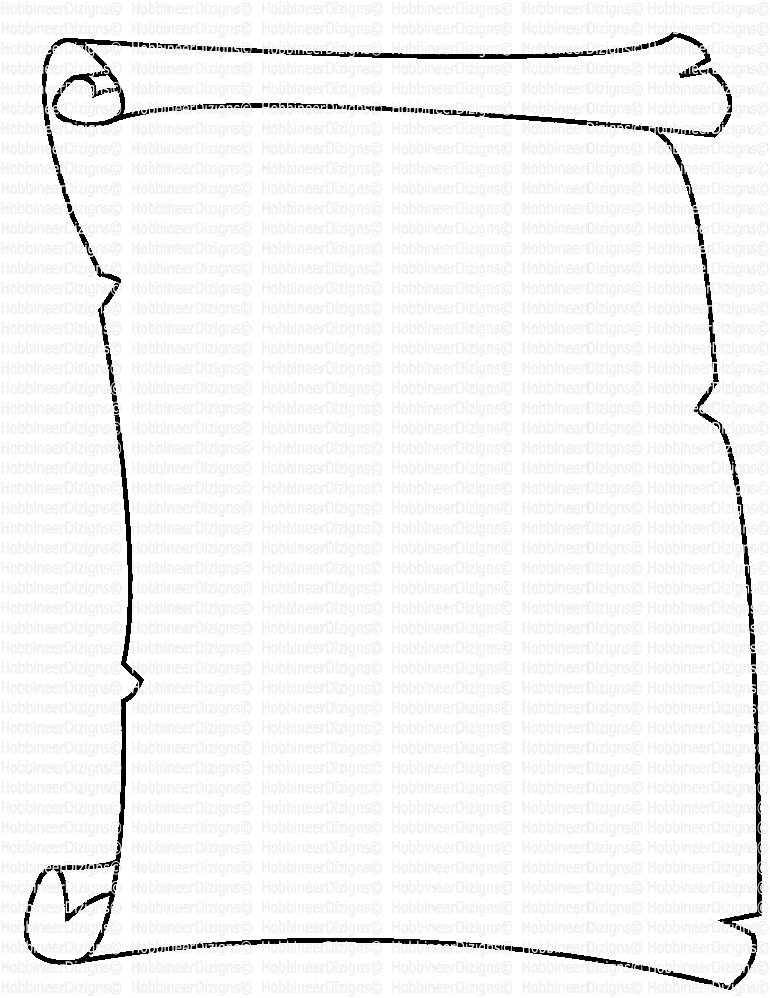 Scroll SVG Cut File - Etsy