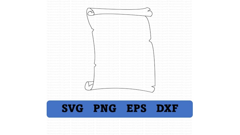 Scroll SVG Cut File - Etsy