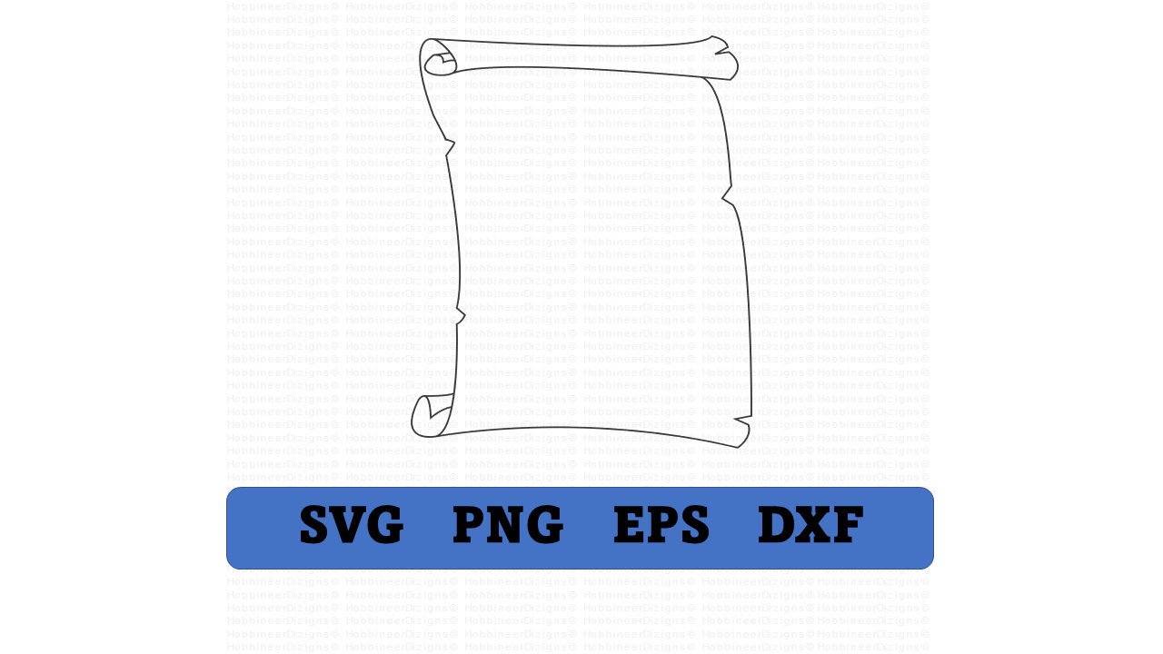 Scroll SVG Cut File - Etsy
