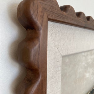 Walnut Wiggle Frame Made Custom to Your Specs - Etsy