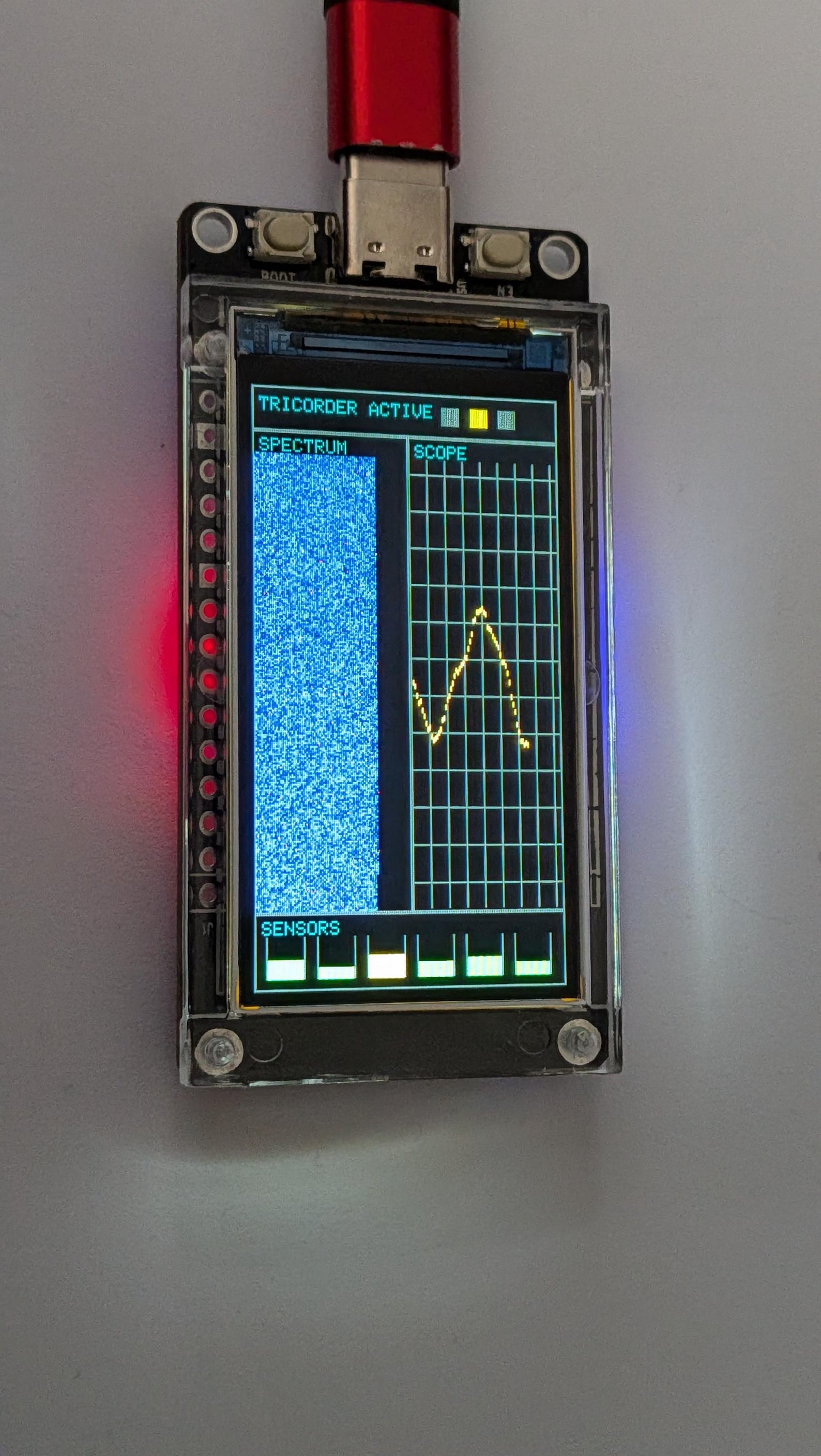 1.9" Display With Custom Tricorder Animation - Etsy
