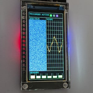 1.9" Display With Custom Tricorder Animation - Etsy