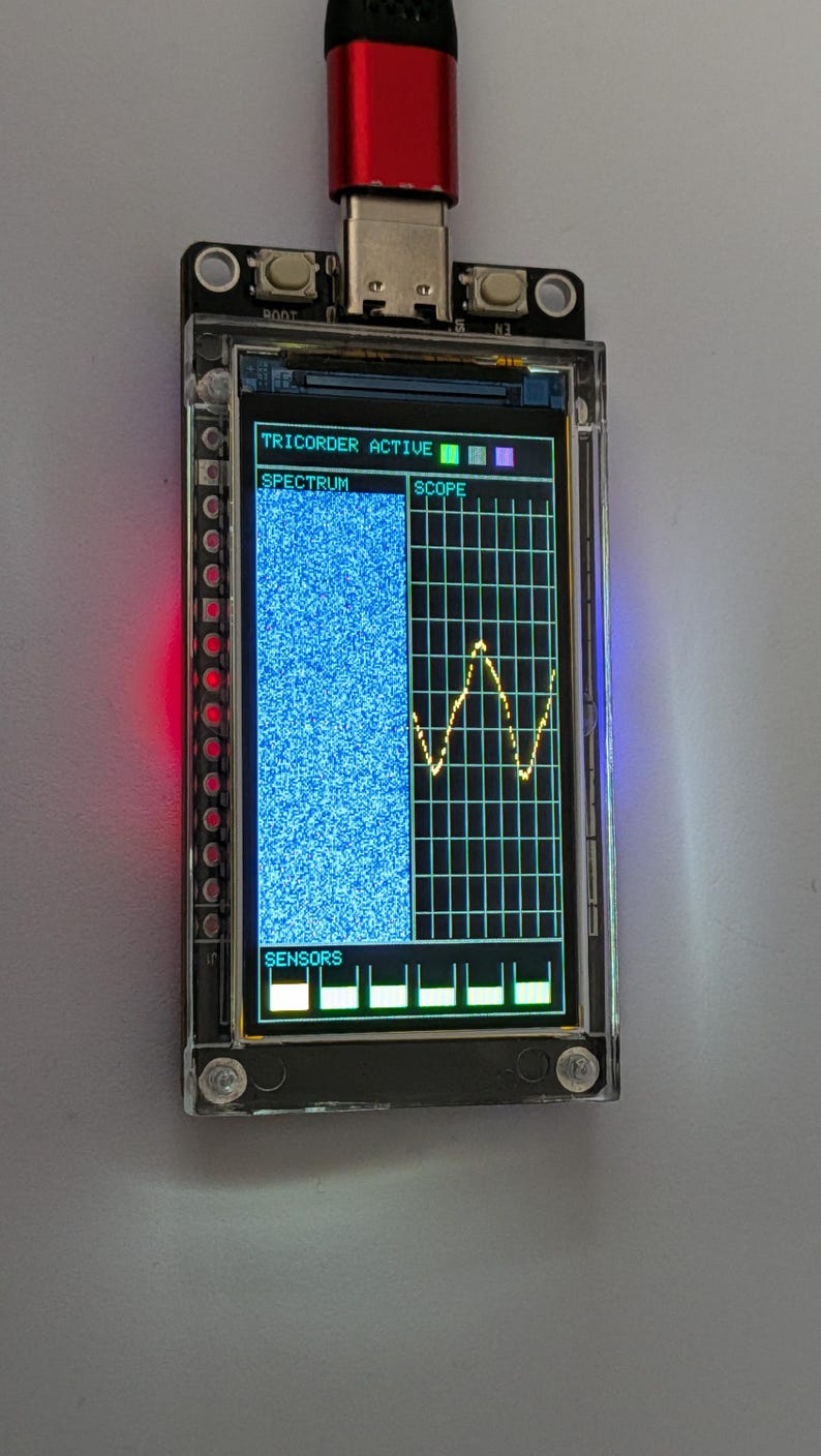 1.9" Display With Custom Tricorder Animation - Etsy