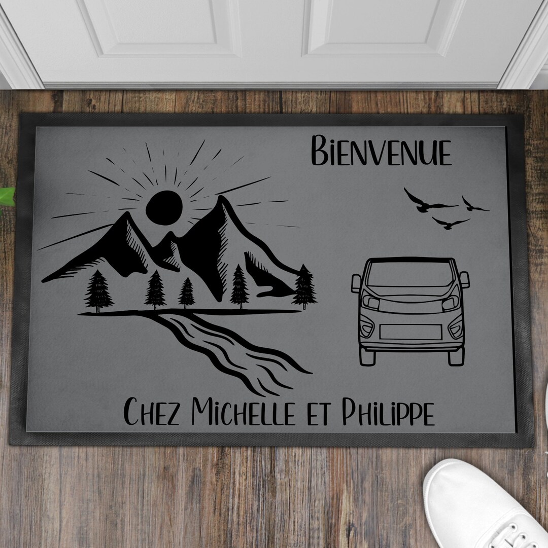 Customizable Outdoor Entrance Mat for Van and Converted Van Vanlife ...