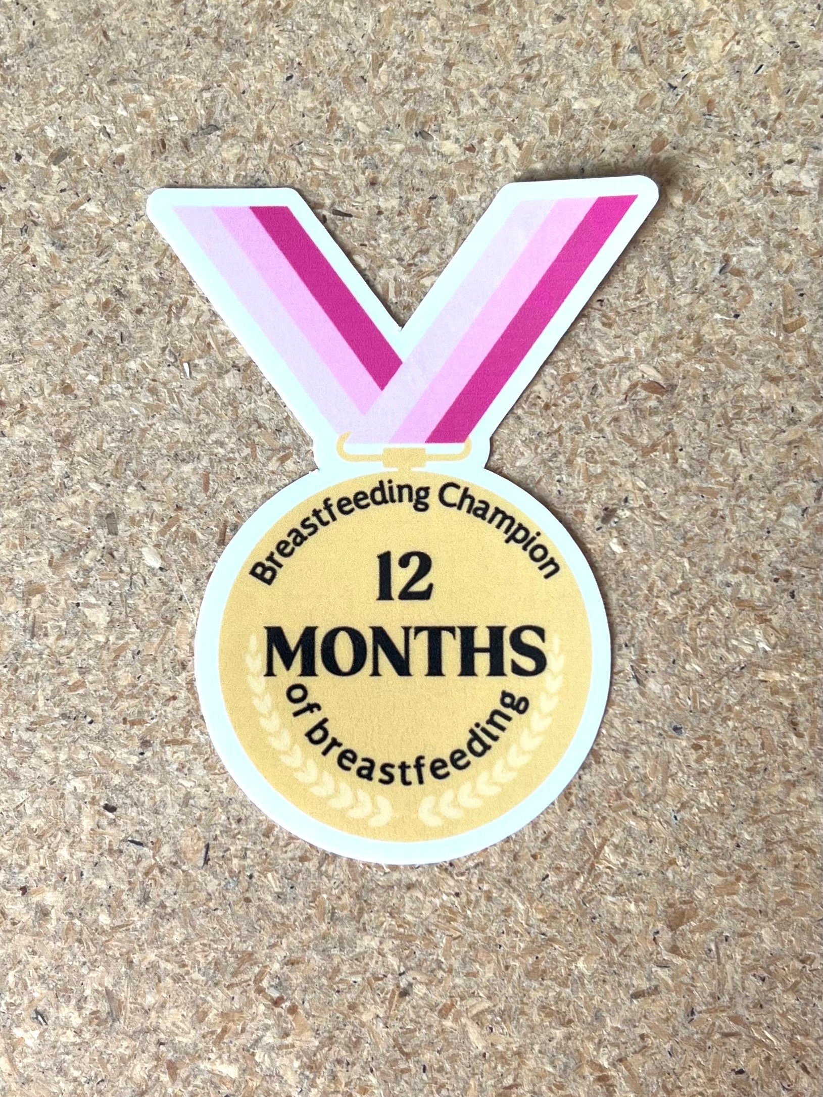 Customizable Breastfeeding Award Sticker - Breastfeeding Achievement ...